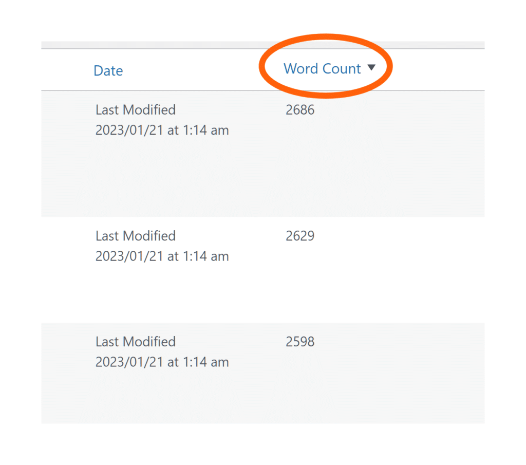 Add A Word Count Column To The Wp Backend Works For Posts And Pages